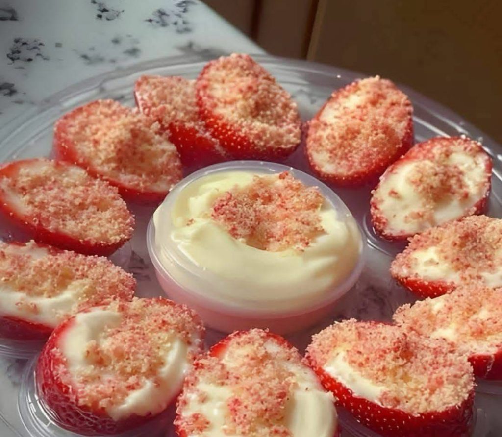 Cheesecake Deviled Strawberries – Sweet Recipes
