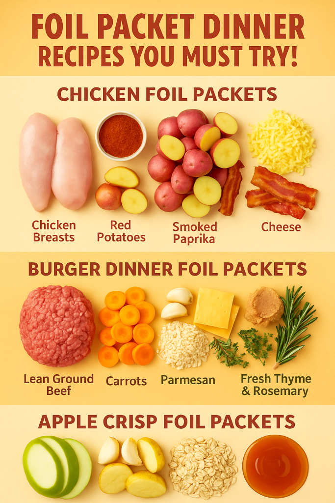 Foil Packet Dinner Recipes You Must Try! – Sweet Recipes